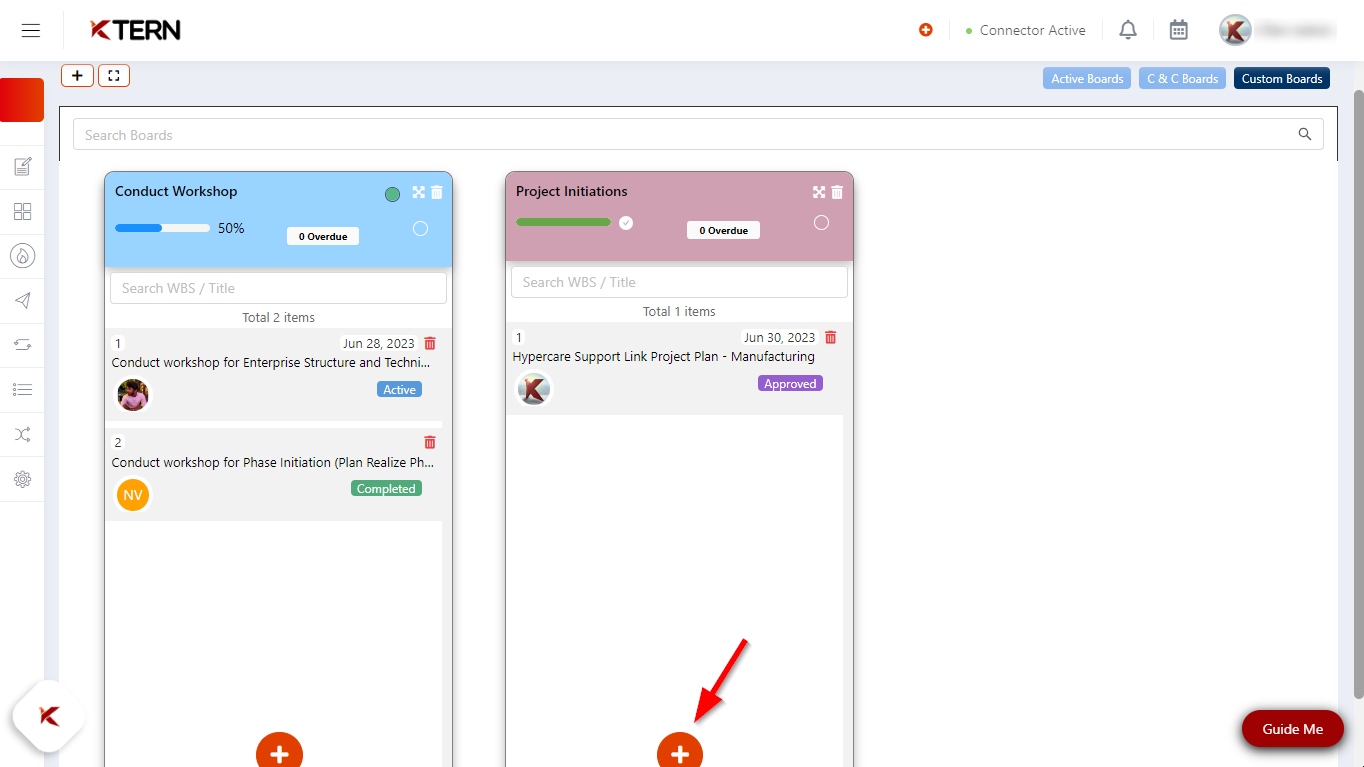 Features of Digital Boards - KTern.AI Documentation