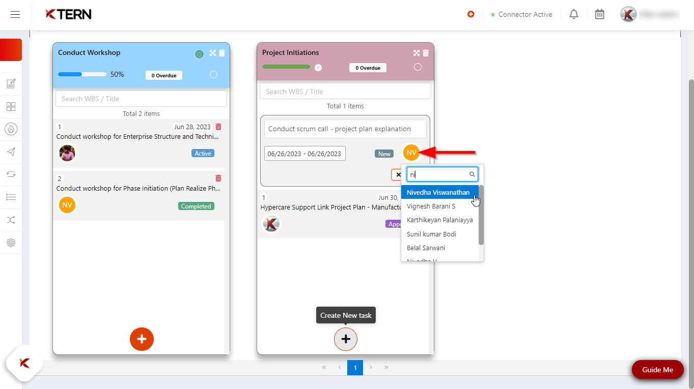 Features of Digital Boards - KTern.AI Documentation