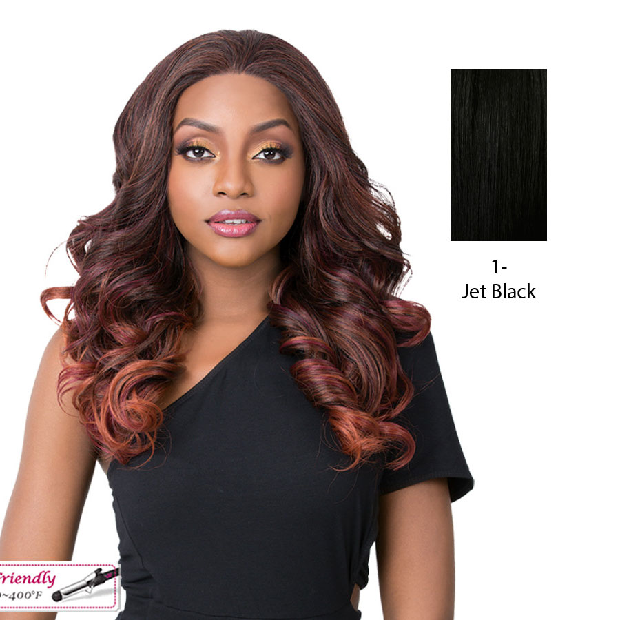 Synthetic Iron Friendly Ear To Ear Perfect Hairline Swiss Lace Front ...