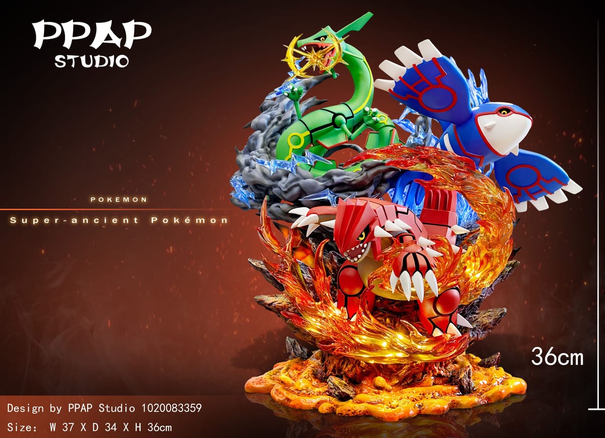 Ppap Studio – Pokemon: Super-Ancient Pokemon, Groudon, Kyogre And Rayquaza