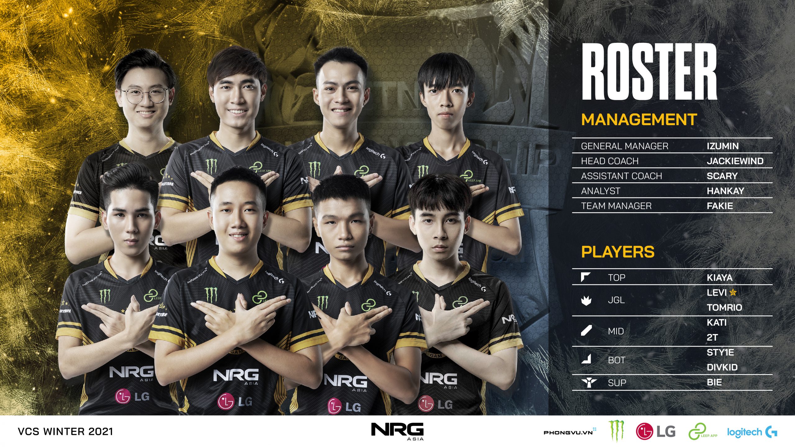 GAM Esports Công Bố Đội Hình VCS Mùa Đông 2021 - GAM.GG