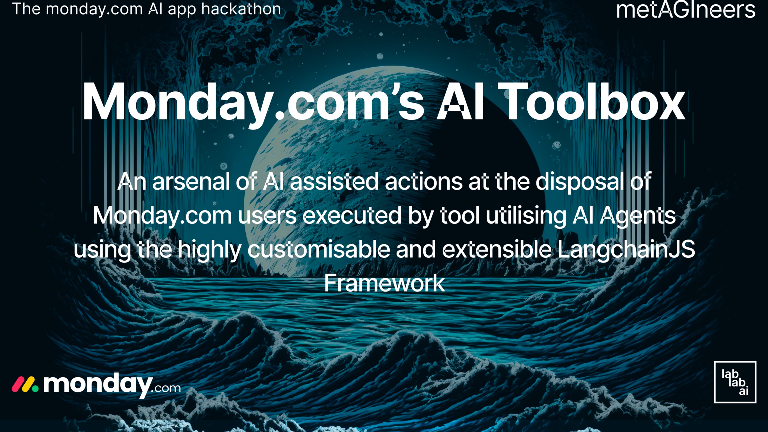 AI app: AI Toolbox for The monday.com AI app hackathon