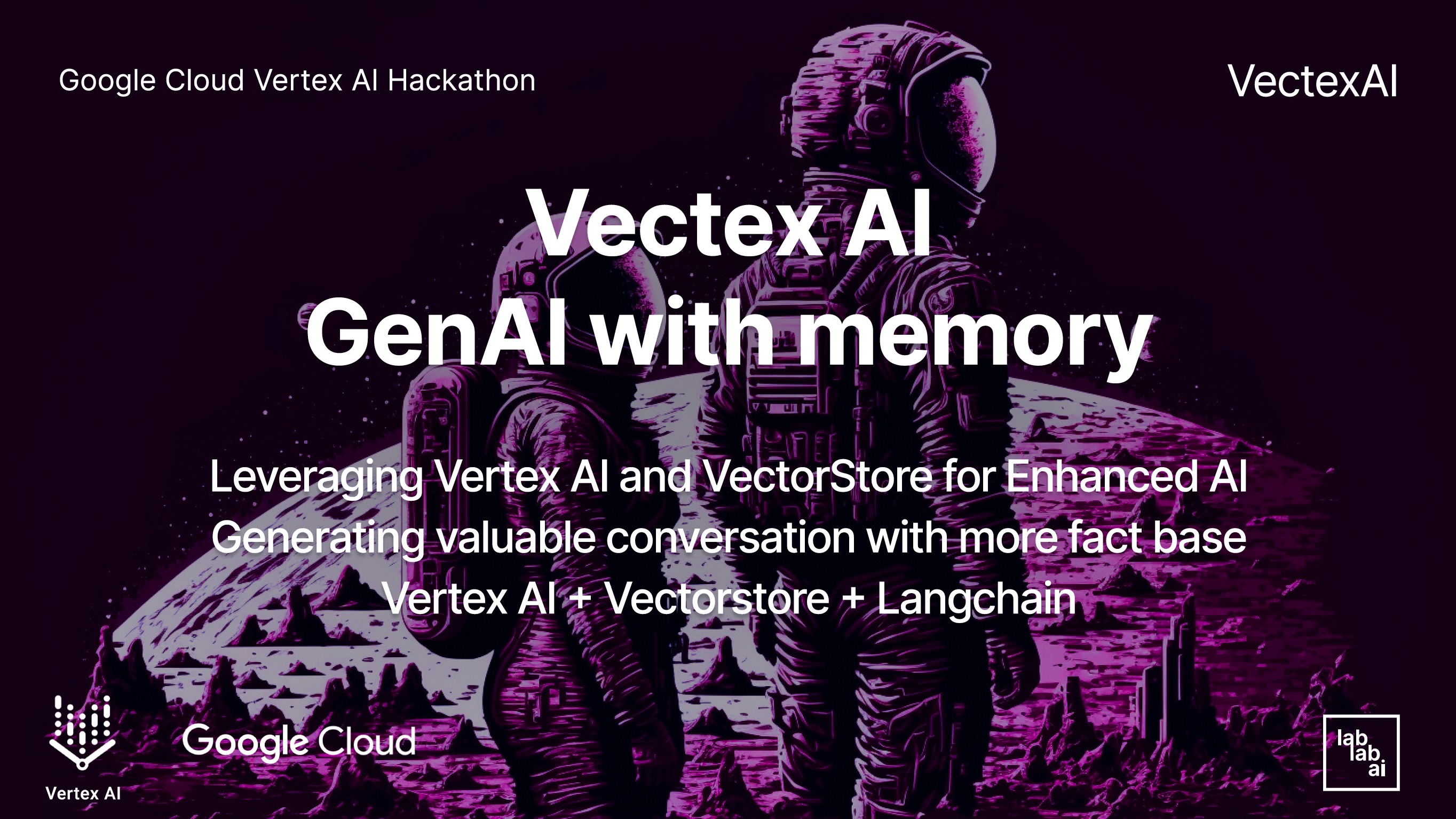 AI app: Vectex AI GenAI with memory for Google Vertex AI Hac