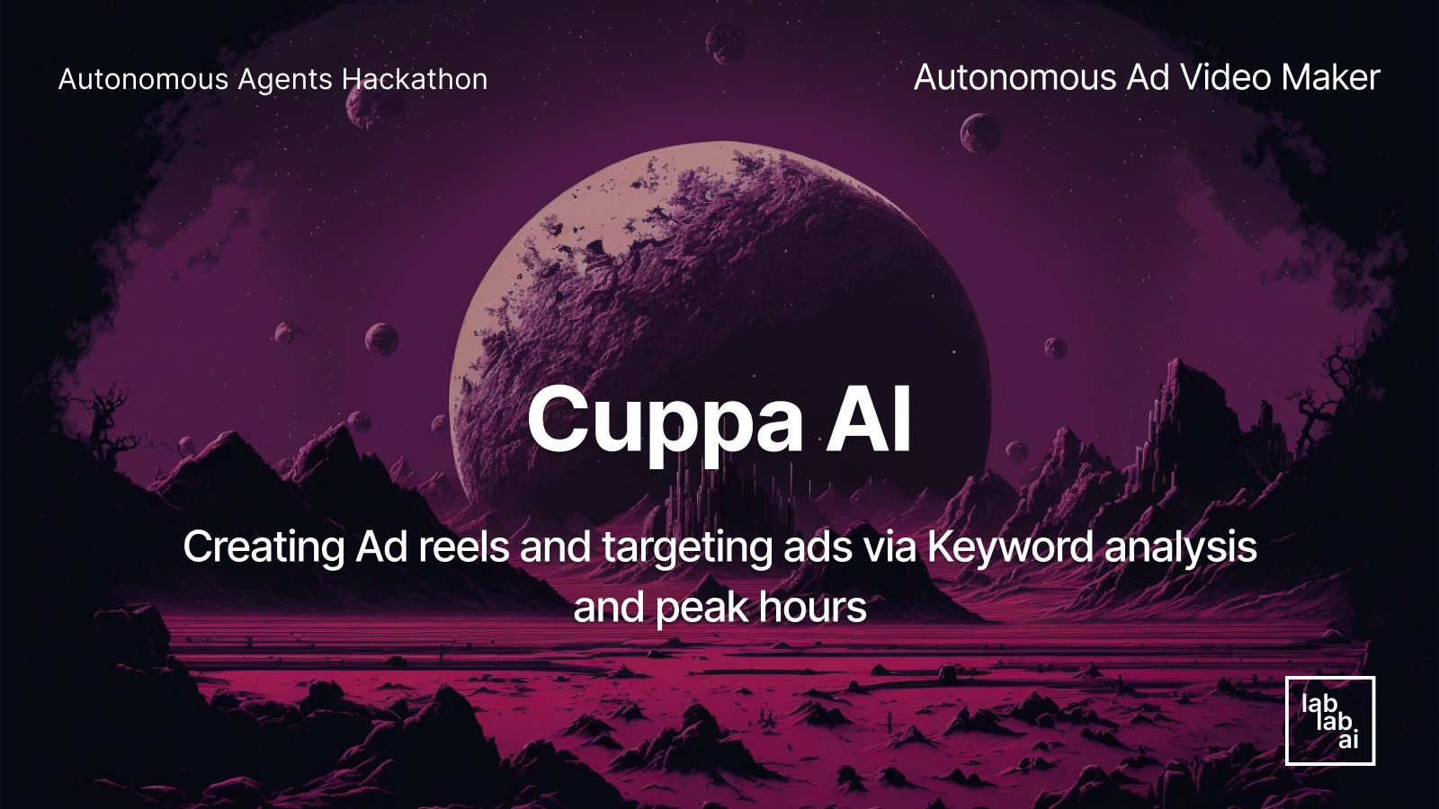 AI app: Cuppa Ai for Autonomous Agents Hackathon AI app: Cuppa Ai for Autonomous Agents Hackathon