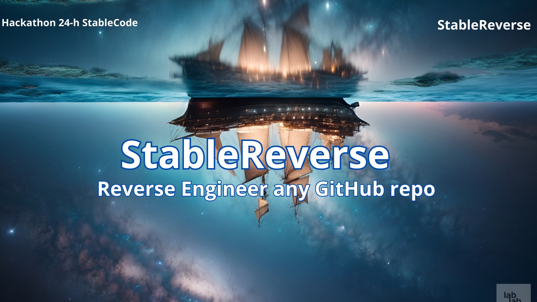 AI app: StableReverse for StableCode 24-hours Hackathon