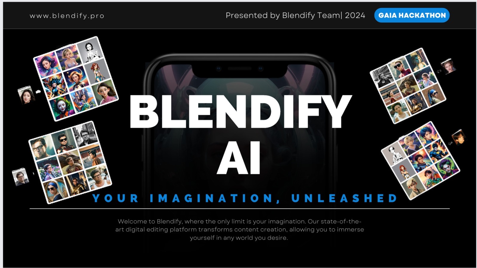 AI app: Blendify AI for GAIA Hackathon Act 4