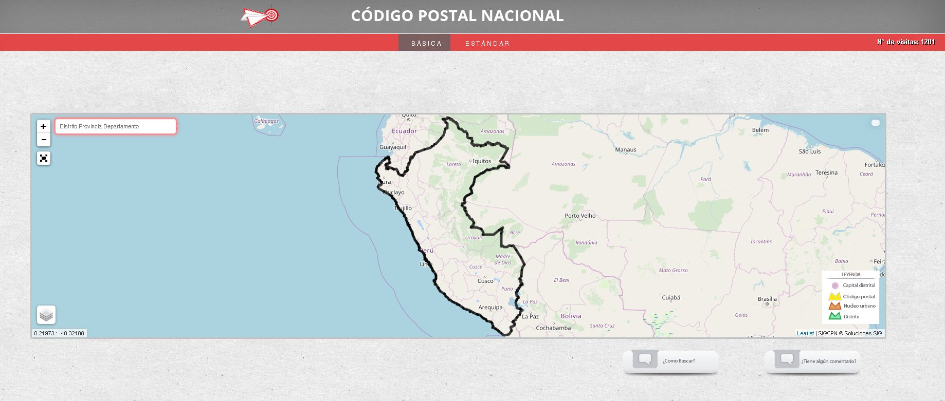 Conoce el código postal de tu ciudad y otras regiones del Perú
