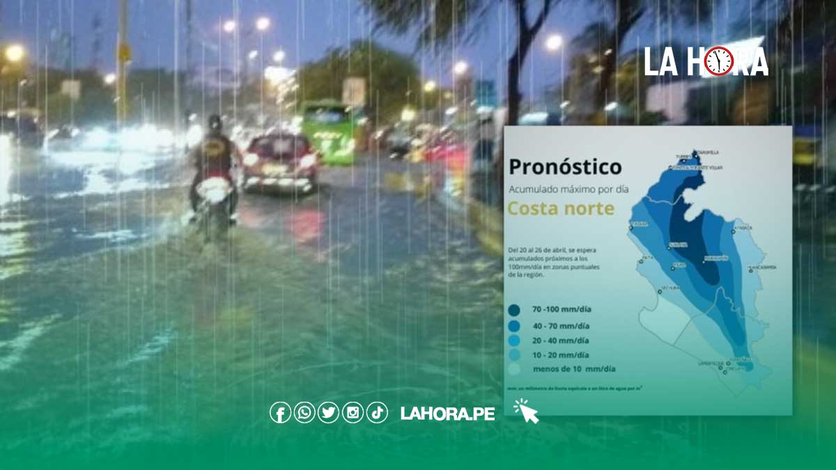 Senamhi Pronostica Lluvias Intensas Del 20 Al 26 De Abril En La Costa