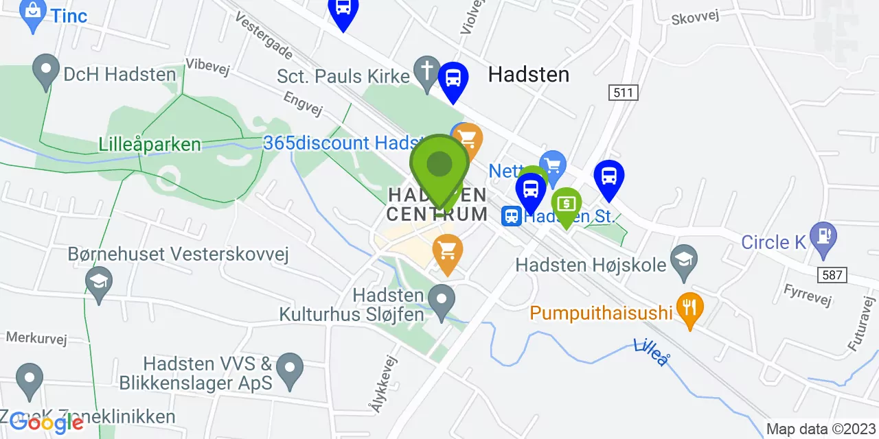 Søndergade 10 i Hadsten - Butik til leje 317 m² | Lokalebasen.dk