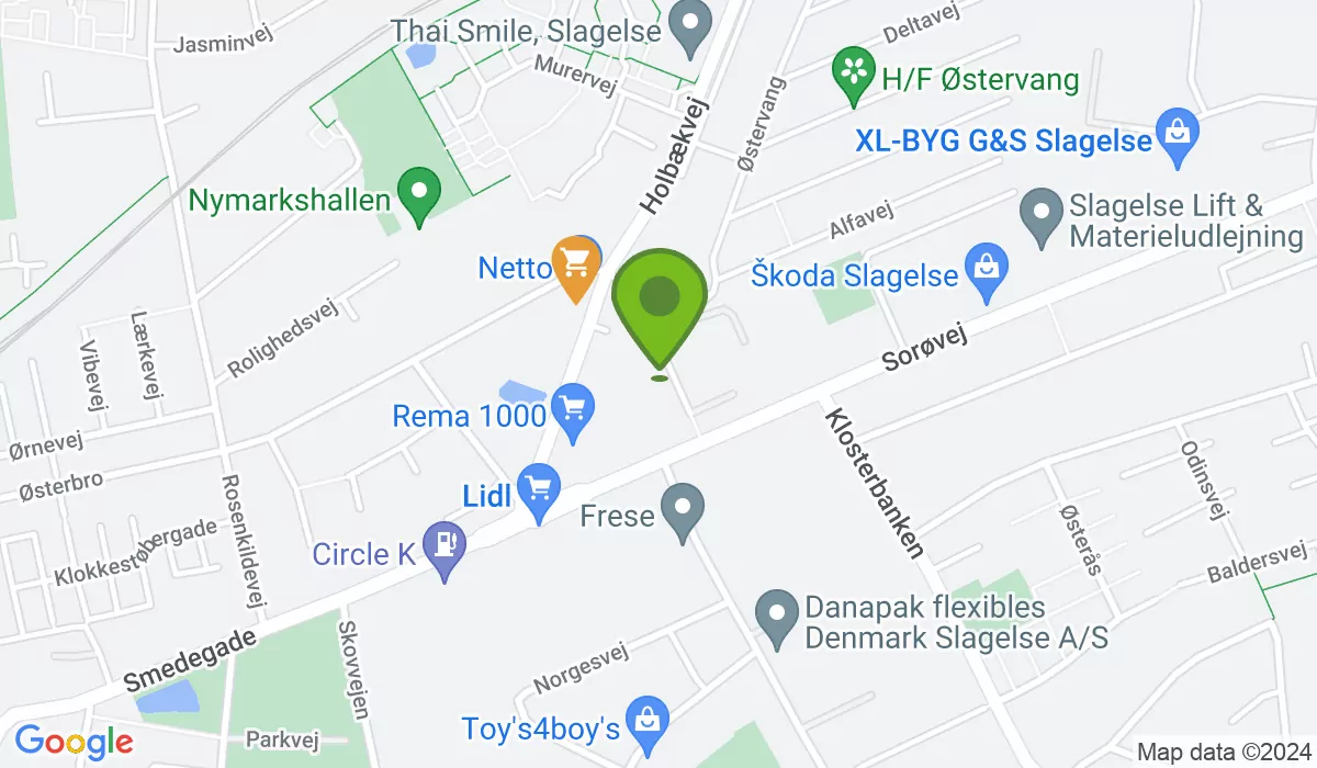 Gl. Holbækvej 6 i Slagelse - Kontor til leje 285 m² | Lokalebasen.dk