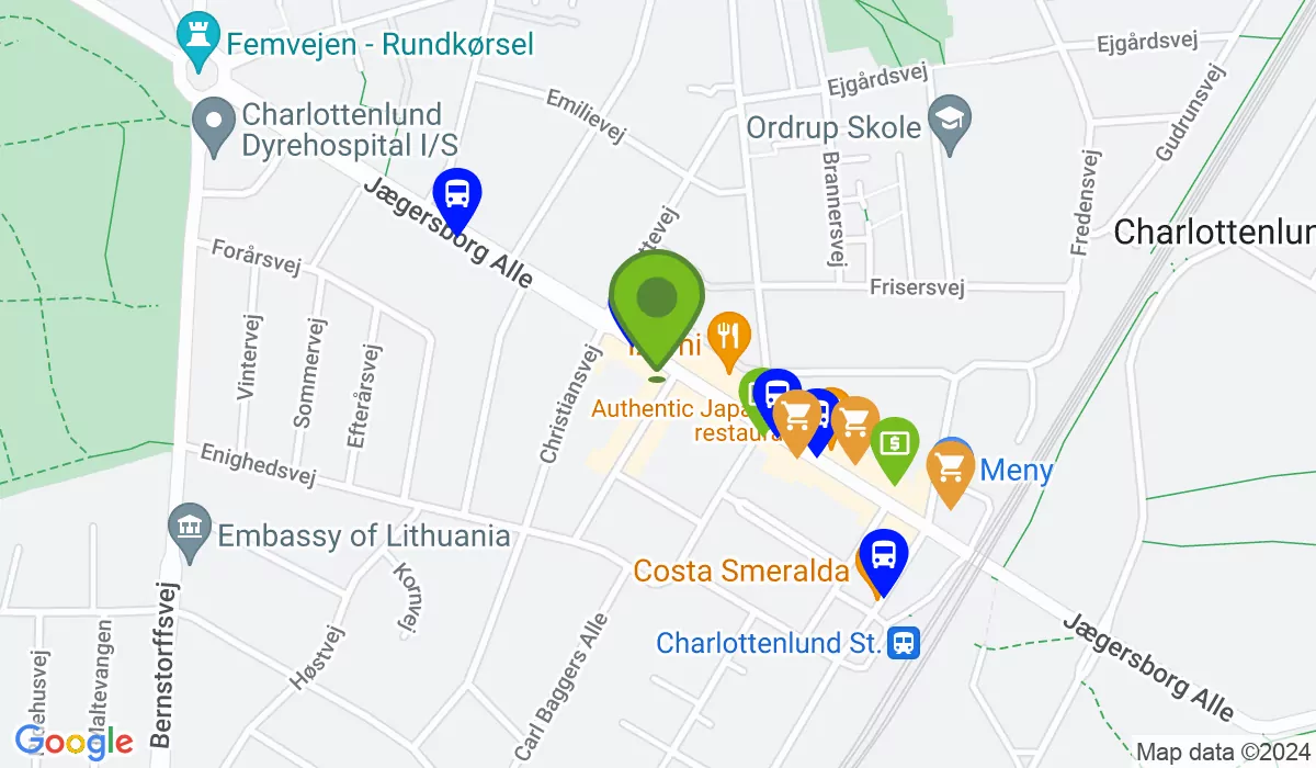 Jægersborg Alle 33 i Charlottenlund - Butik til leje 123 m² ...