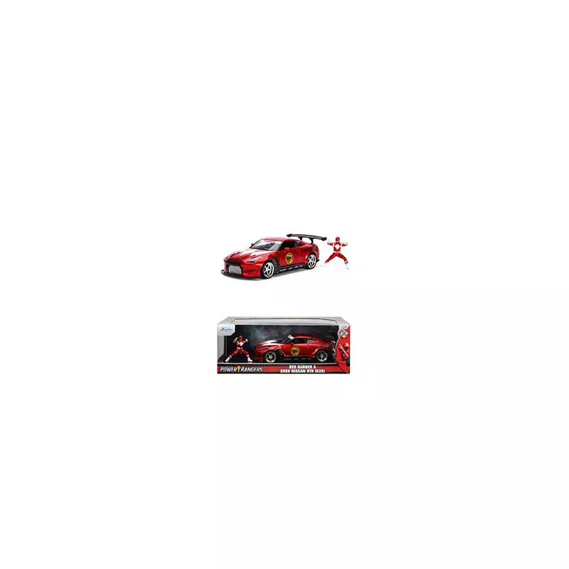 Power Rangers 2009 Nissan Skyline GTR R-35 with Diecast Red Ranger ...