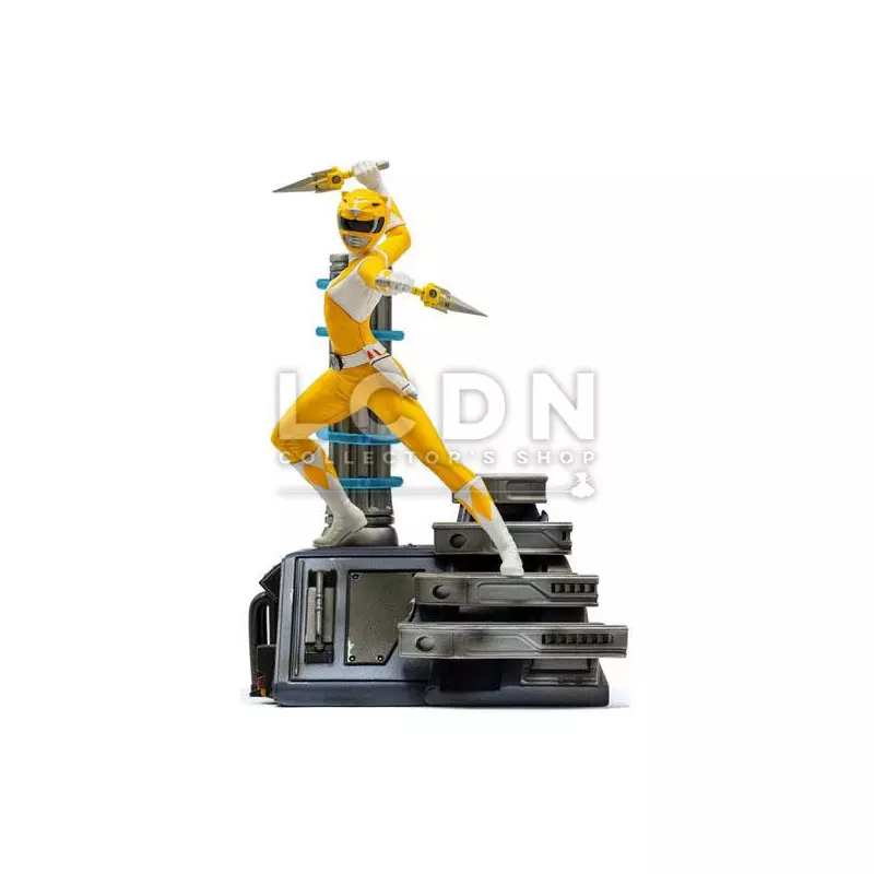 Power Rangers Statue 1/10 BDS Art Scale Ranger Jaune (Yellow Ranger) 19cm