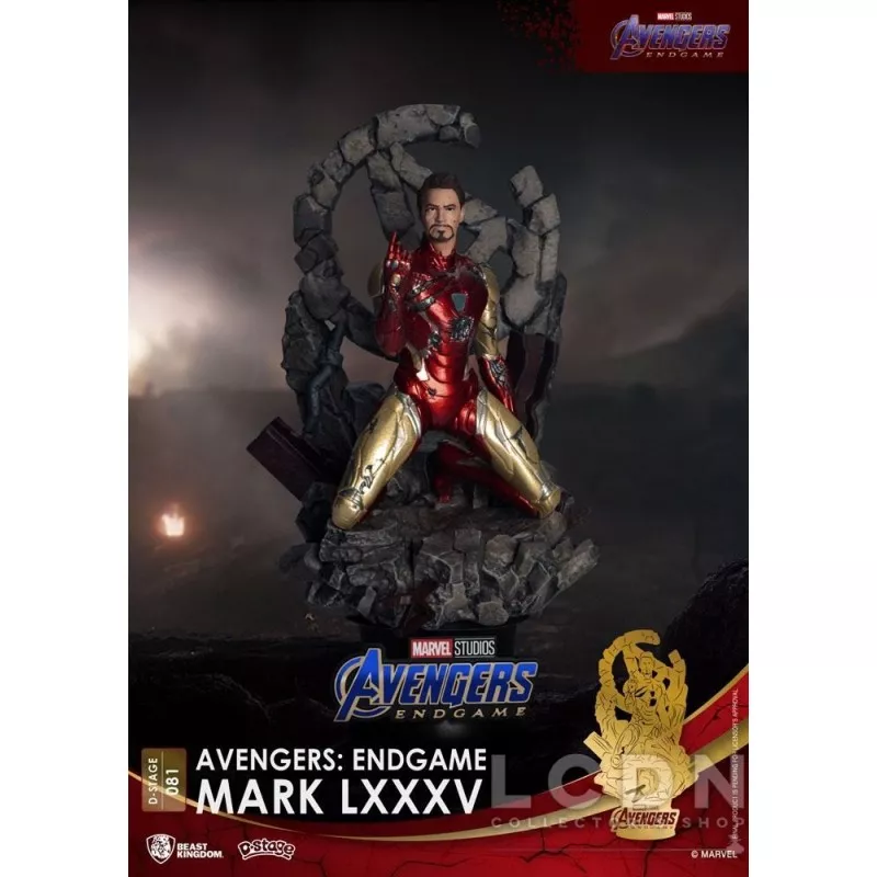 Avengers Endgame Diorama D-Stage Mark LXXXV 16cm
