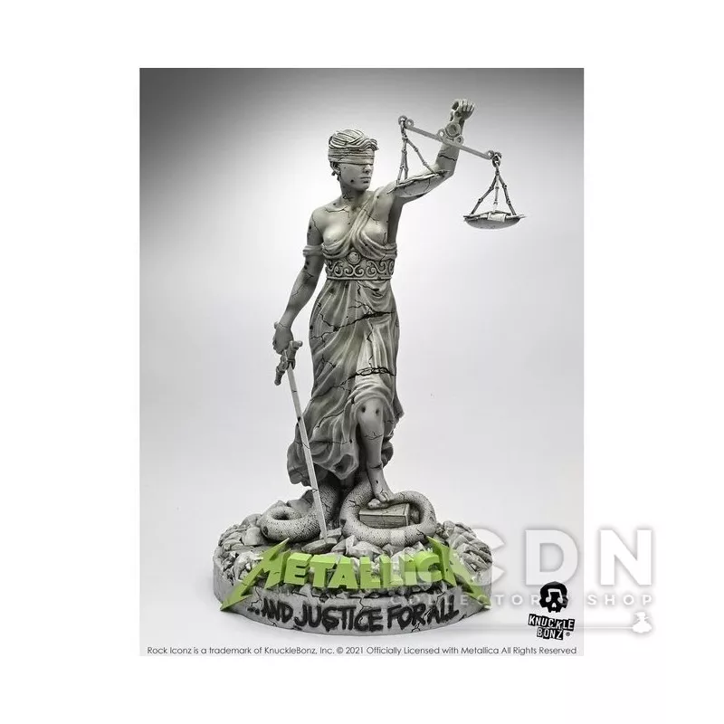 Rock Iconz on Tour: Metallica Statue Lady Justice 30cm