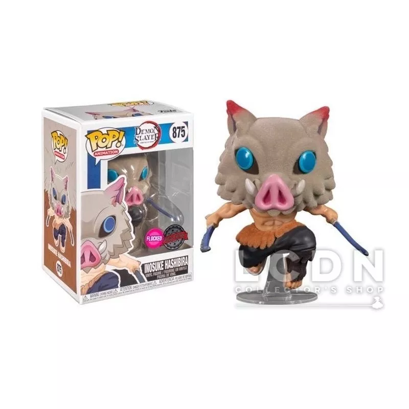 Demon Slayer POP! Animation Inosuke Hashibira Flocked US Exclusive ...