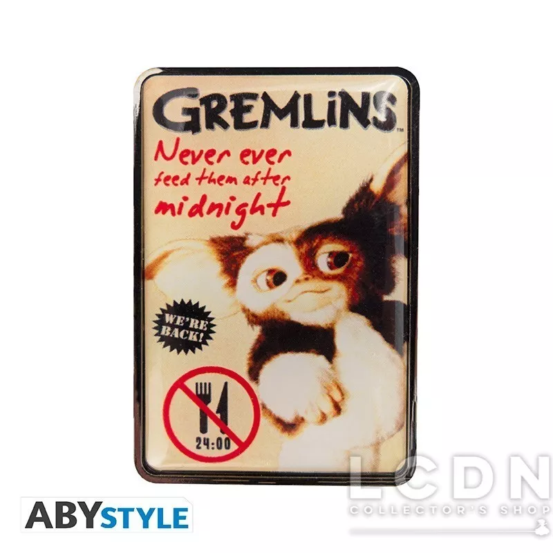 Gremlins Magnet "Don't feed after midnight" 5cm