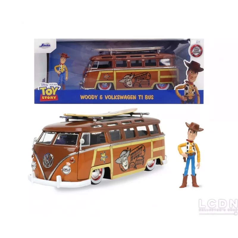 Toy Story Van Volkswagen T1 With Woody Figure 1/24