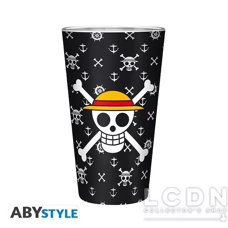 One Piece Glass XXL Luffy 400ml