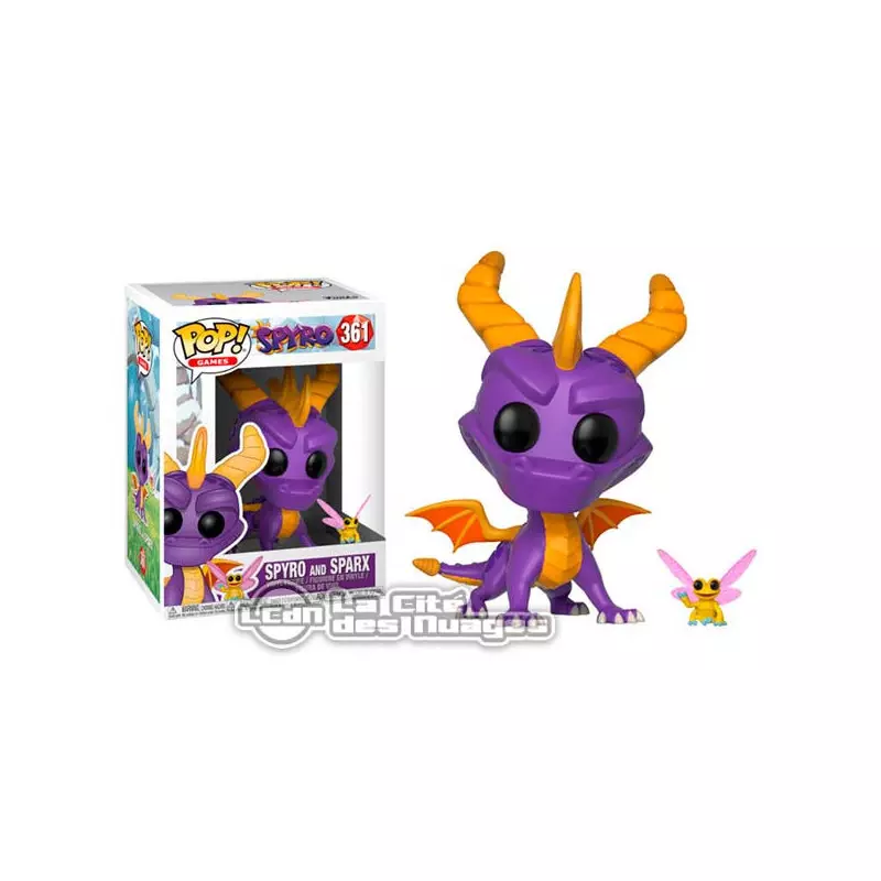Spyro the Dragon POP Games Spyro Sparx Vinyl Figure 10cm n 361