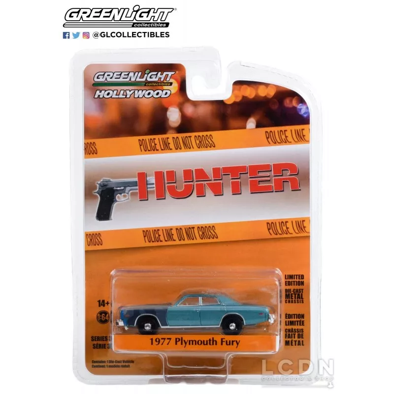 Rick Hunter 1977 Plymouth Fury Sergeant Rick Hunter's Hunter 1/64