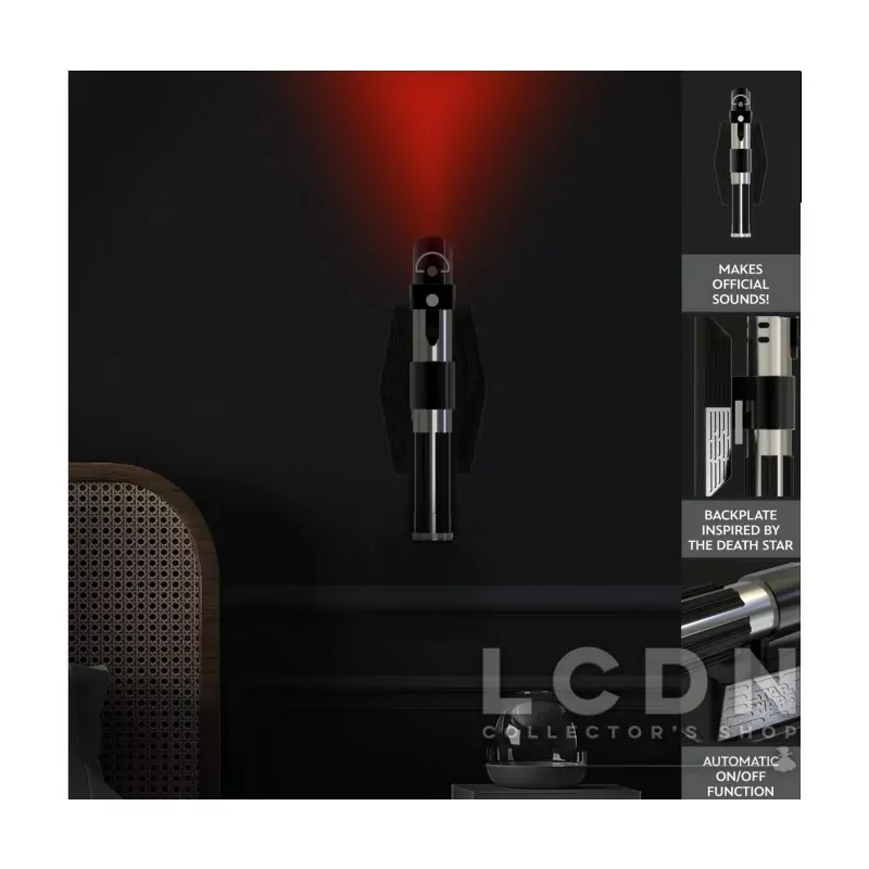 Star Wars Lampe Murale Sabre Laser 28cm