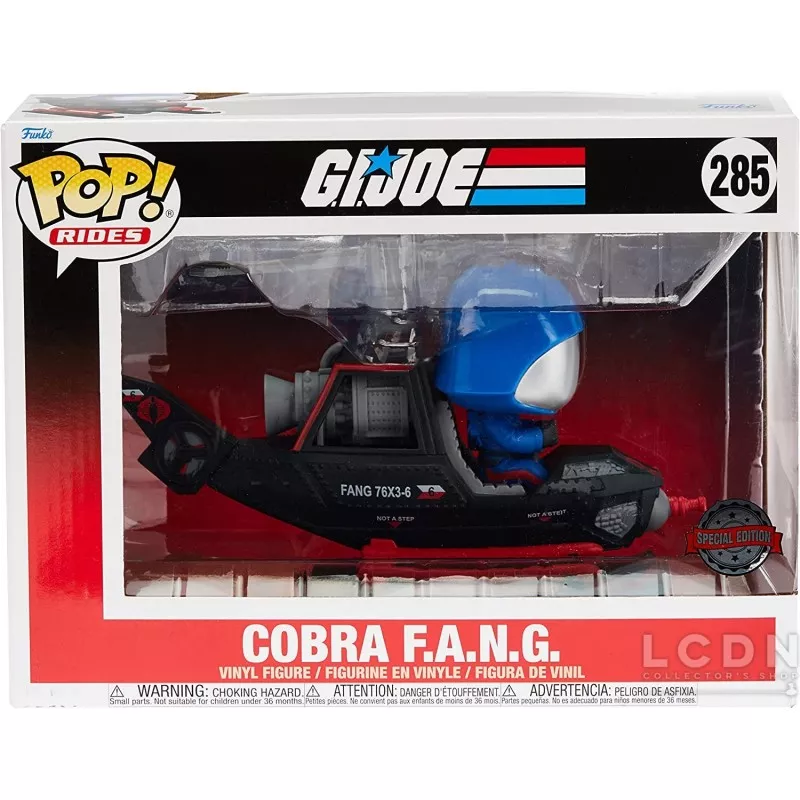 G.I. Joe POP! Rides Super Deluxe Cobra F.A.N.G. Vinyle Figurine 10cm N°285