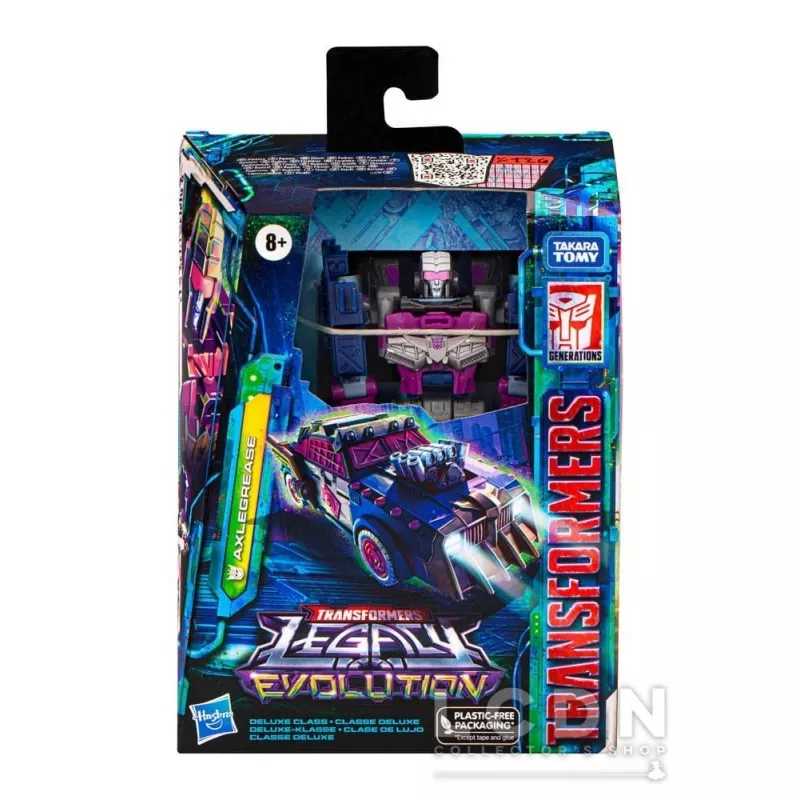 Transformers Generations Legacy Evolution Deluxe Class Action Figurine Axlegrease 14cm