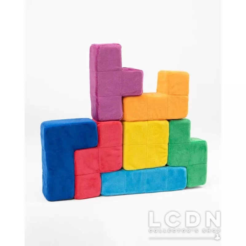 Tetris Set of 7 Plush Tetris Blocks