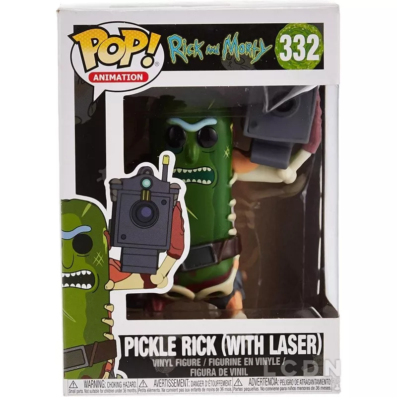 Rick & Morty POP! Animation Pickle Rick with Laser Vinyl Figure 10cm N°332