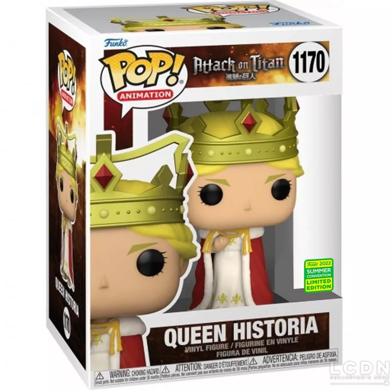 Attack on Titan POP! Animation Queen Historia Exclusive Vinyl Figure ...