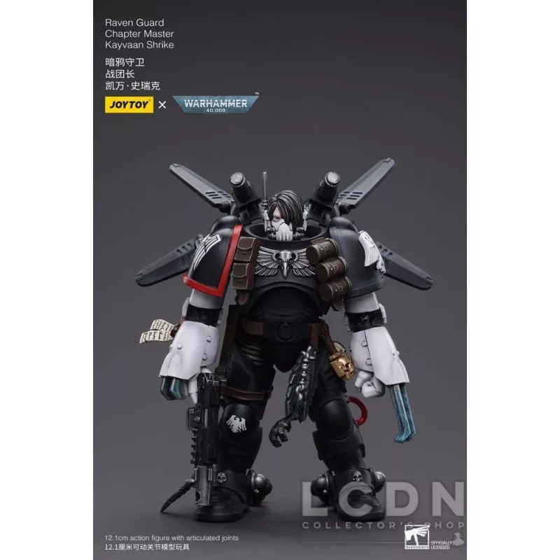 Warhammer 40k Action Figurine 1/18 Raven Guard Chapter Master Kayvaan ...