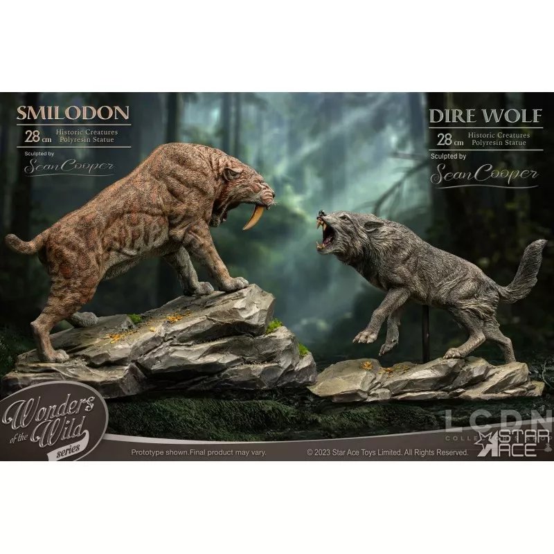 Smilodon Vs Dire Wolf