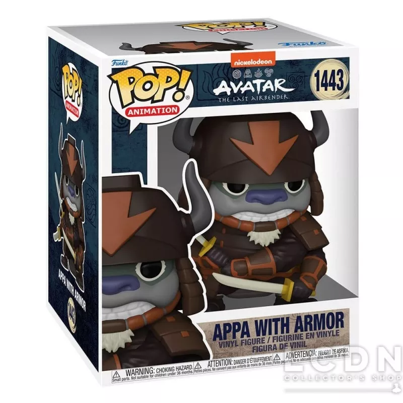 Avatar the last airbender Oversized POP! Animation Appa w/ Armor Figure ...