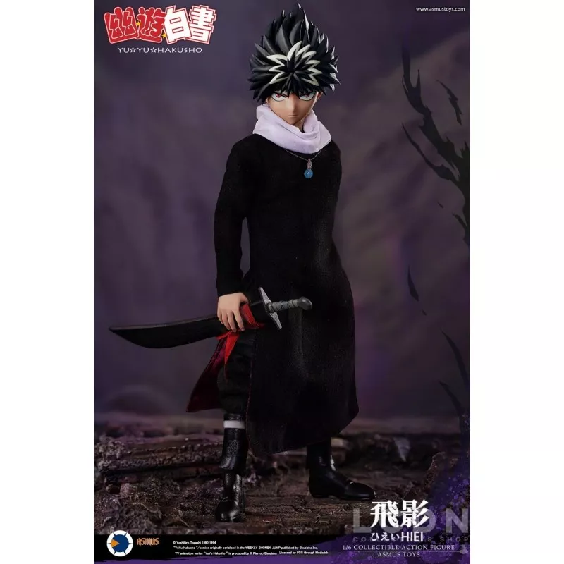 Yu Yu Hakusho Collectible Action Figure 1/6 Hiei Luxury Edition Asmus ...