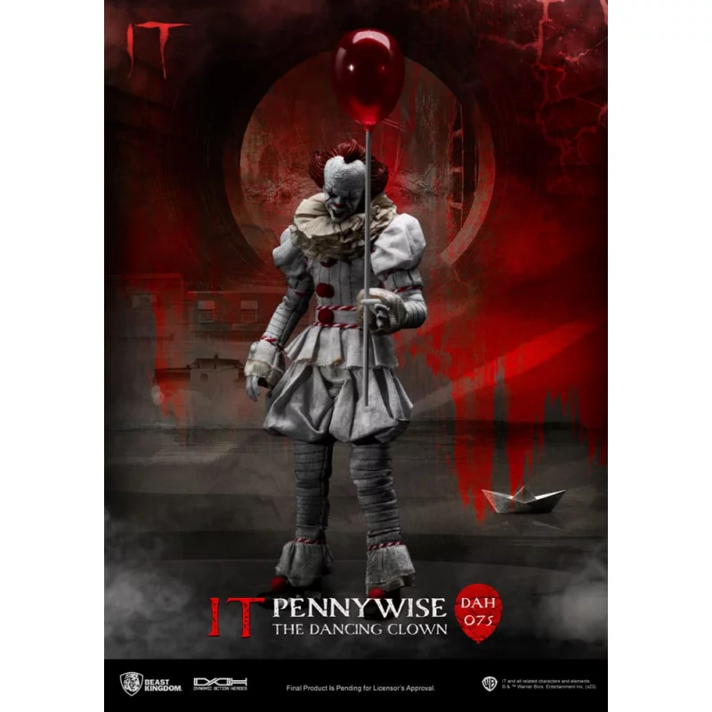 It Action Figure Dynamic Action Heroes 1/9 Pennywise 21cm