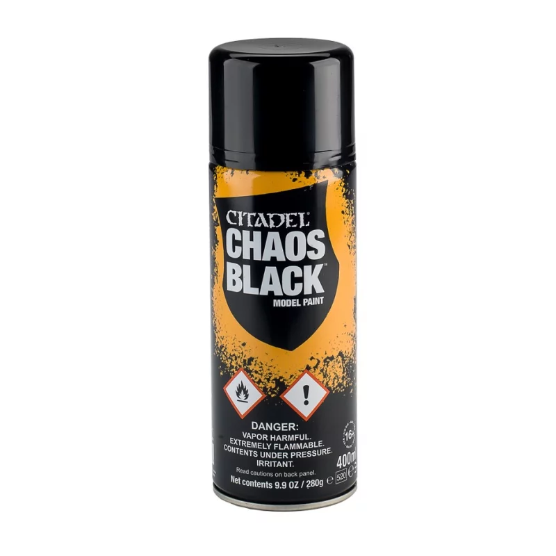 Citadel Bombe Spray Aérosol CHAOS BLACK 400ml