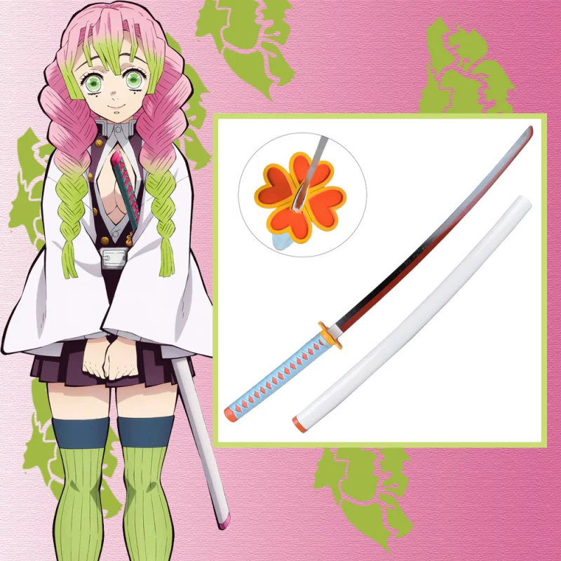 Kanroji Mitsuri Katana Orange Replica inspired by Demons Slayer ...