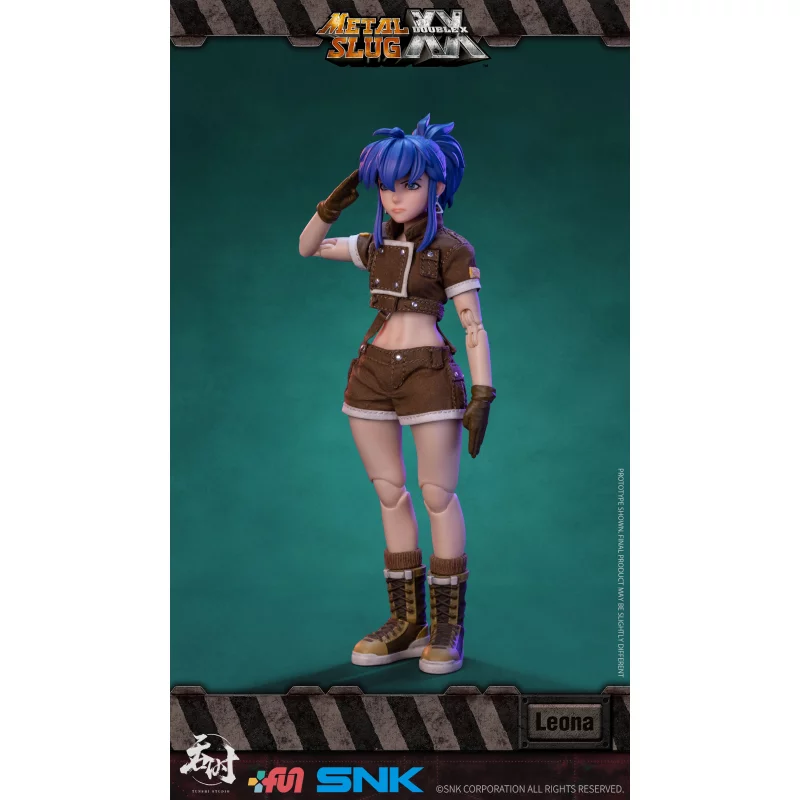 Metal Slug XX Action Figure 1/12 Leona Heidern Tunshi Studio SNK TS-012
