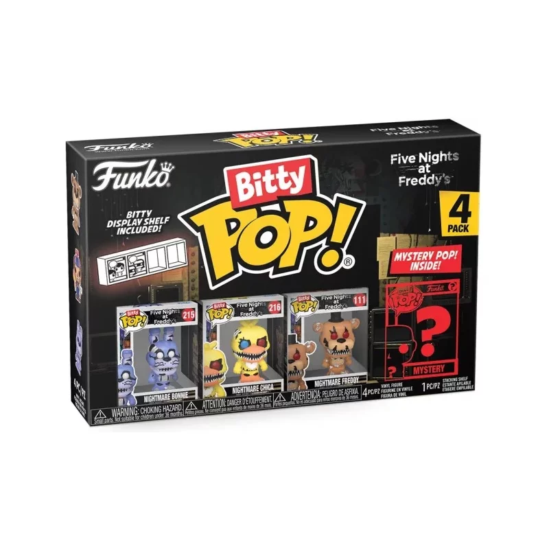 Five Nights at Freddy's FNAF Pack de 4 Bitty Pop! Nightmare Bonnie 2cm