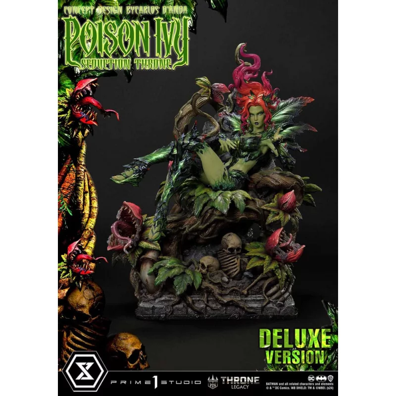 DC Comics Statue 1/4 Batman Poison Ivy Seduction Throne Deluxe Bonus ...