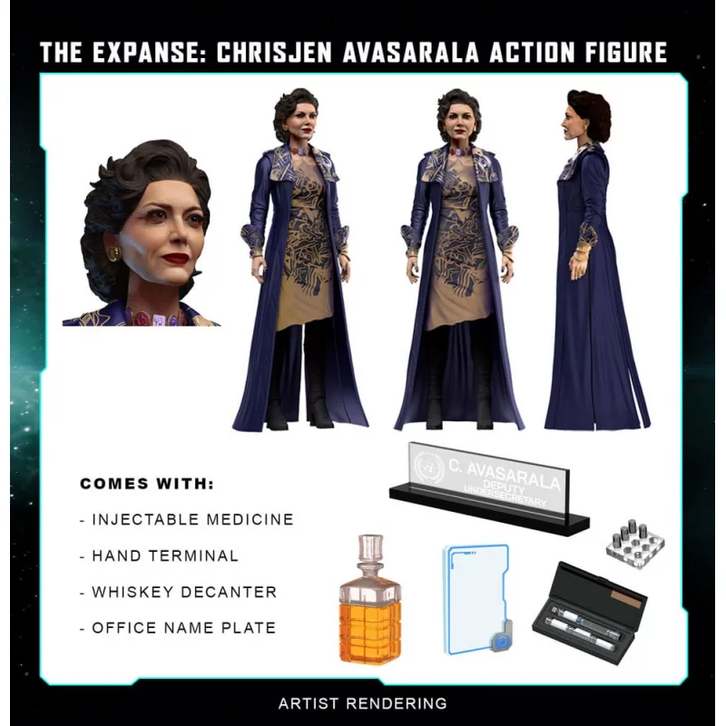 The Expanse Action Figurine Chrisjen Avasarala 20cm