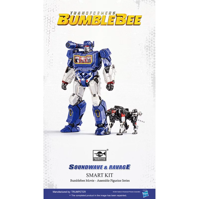 Transformers Bumblebee Maquette Figurine Soundwave & Ravage 11cm