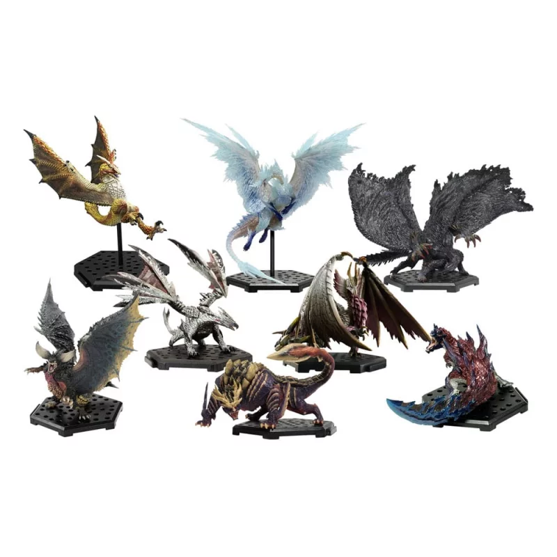 Monster Hunter Set of 8 Figures Builder Trading Standard Model Plus ...