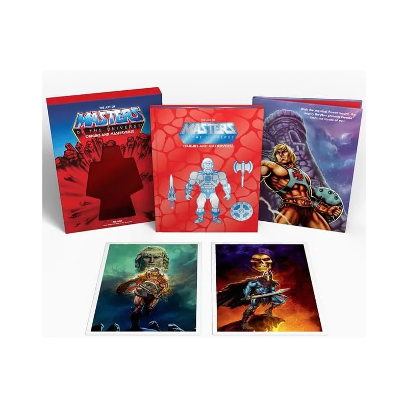 Masters of the Universe Art book Origins and Masterverse Deluxe Edition ...