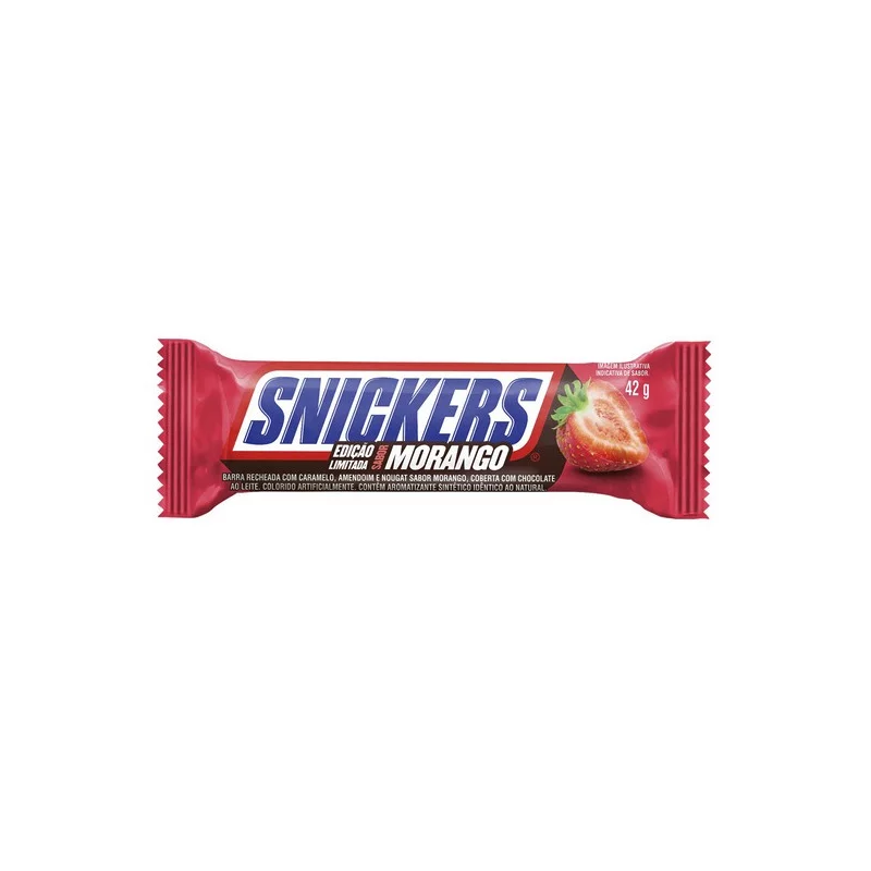 Snickers morango 42gr
