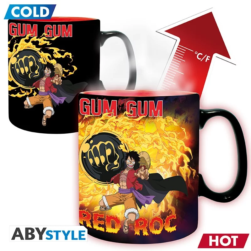 One Piece Mug Heat Change Luffy vs Kaido 460ml