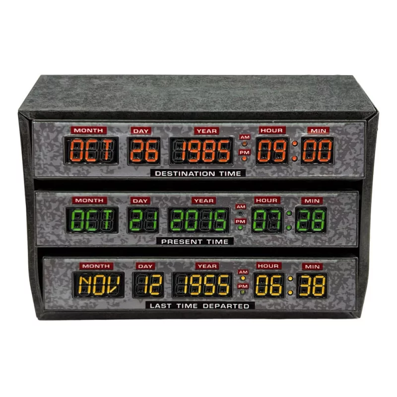 Back to the Future Replica Time Circuits 10cm