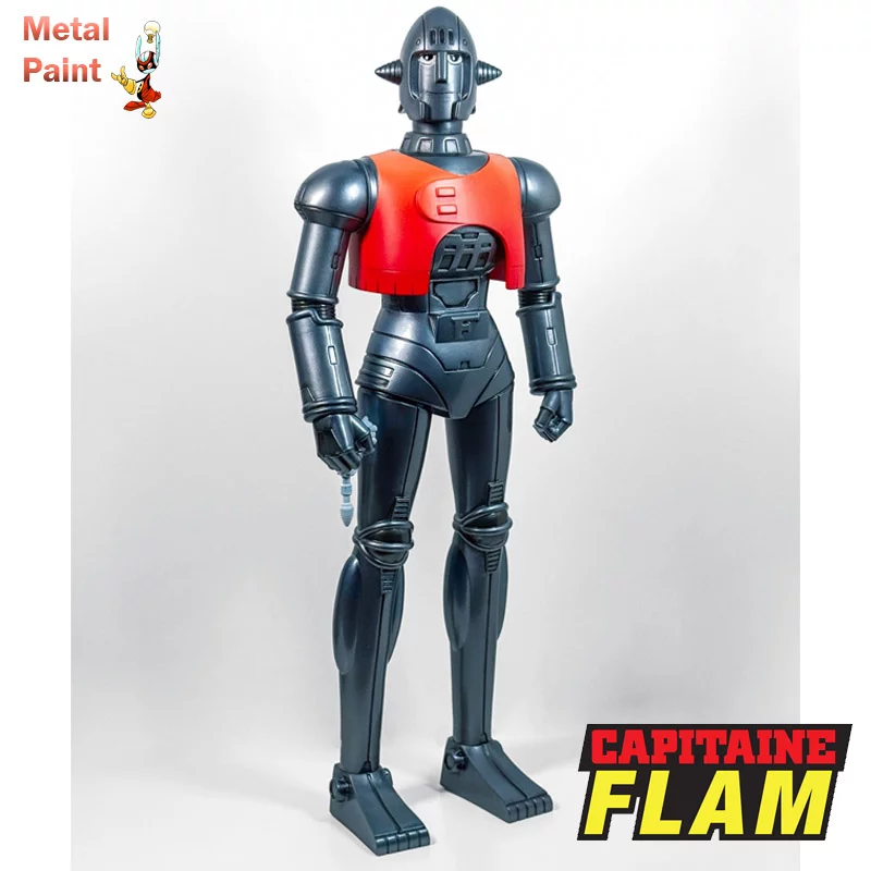 Captain Future Figure Crag Paint Metalic Version 25cm (Box/Title French)