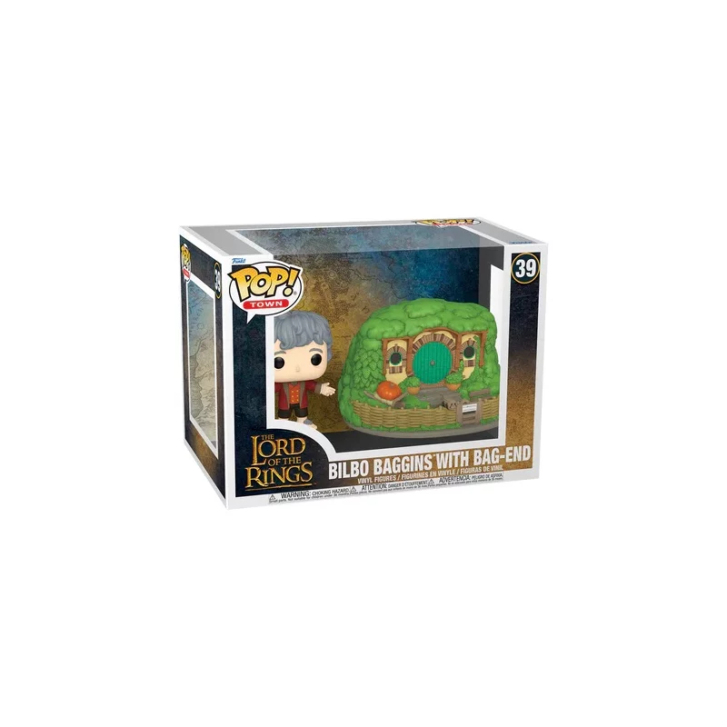 Lord of the Rings POP! Town Bilbo & Bag-End Figure 10cm N°39